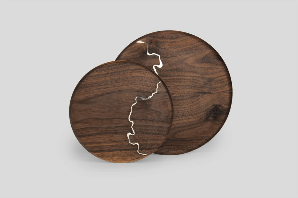 Luxury Silver Atlas Plate by Bodo Sperlein | High-End Tableware